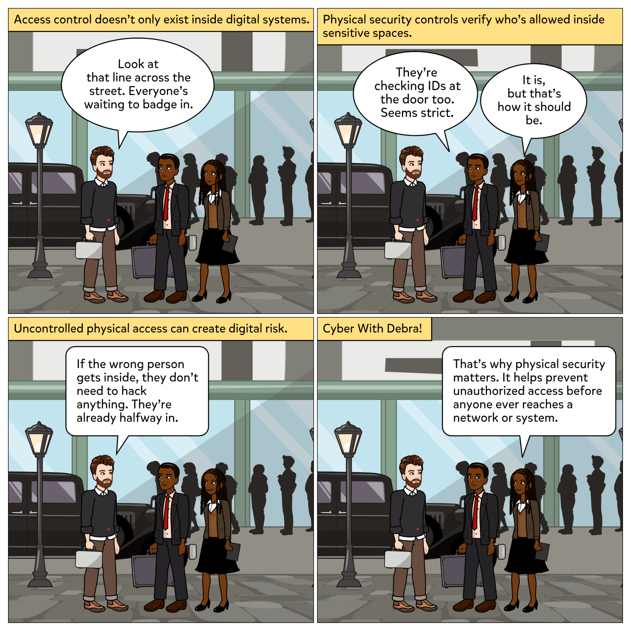 Security Beyond the Screen: Physical Security Explained – Cyber With Debra!